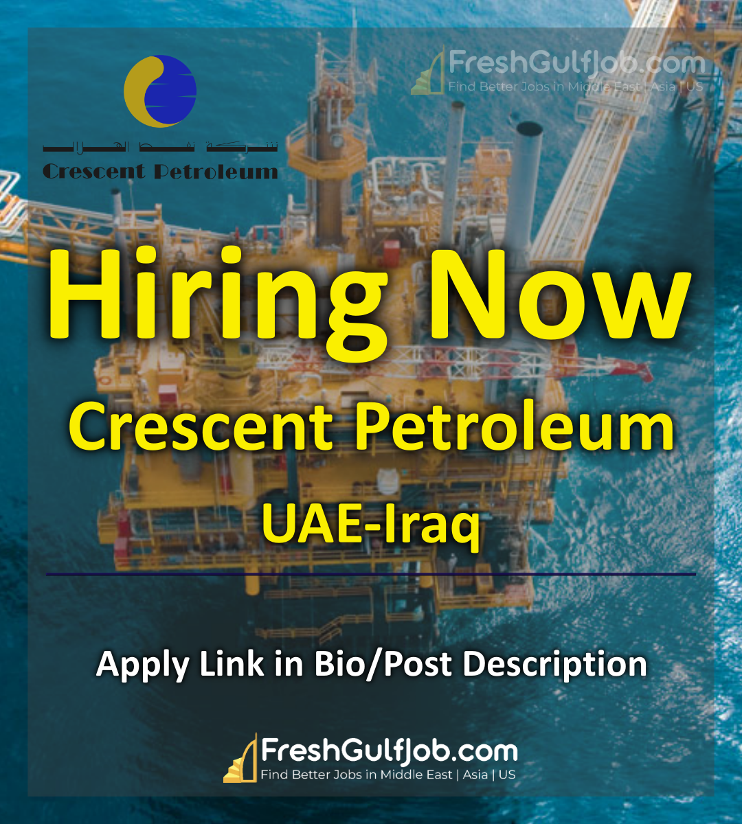 Crescent Petroleum Jobs Sharjah-UAE-Kurdistan-Iraq (2025) - Fresh Naukari