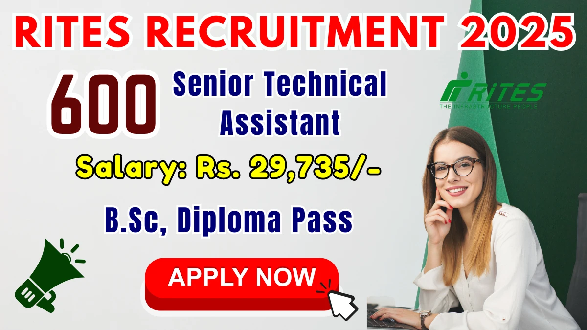 RITES Senior Technical Assistant Recruitment 2025 - Fresh Naukari