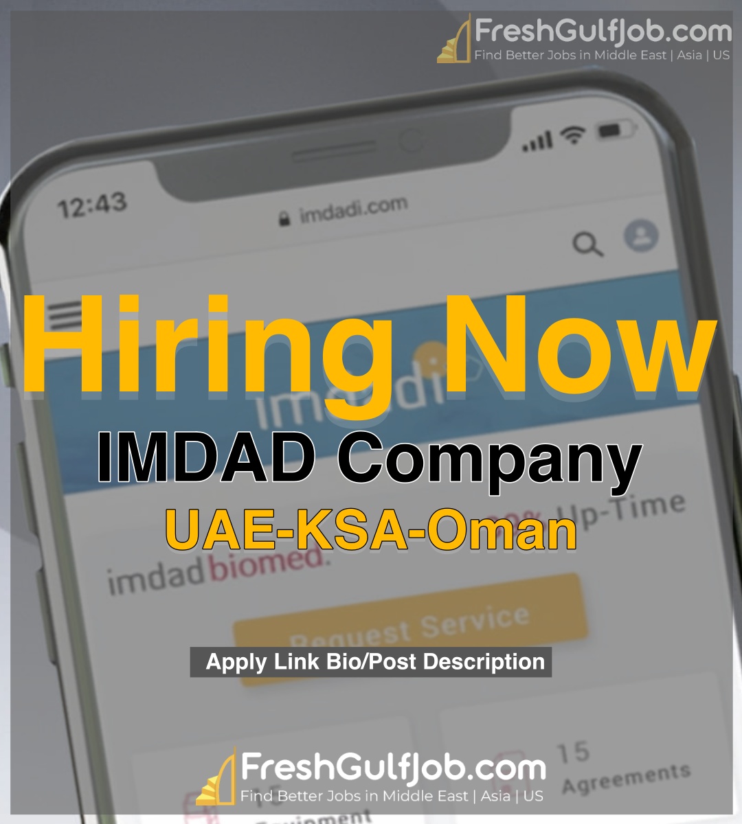 IMDAD Company Job Vacancies | IMDAD Careers UAE-Oman-Saudi Arabia 2026 ...