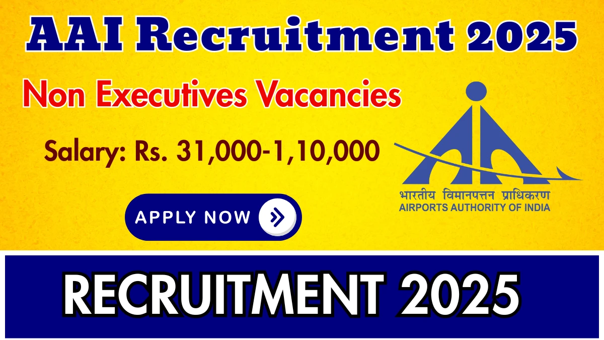 AAI Non Executives Recruitment 2026 - Fresh Naukari